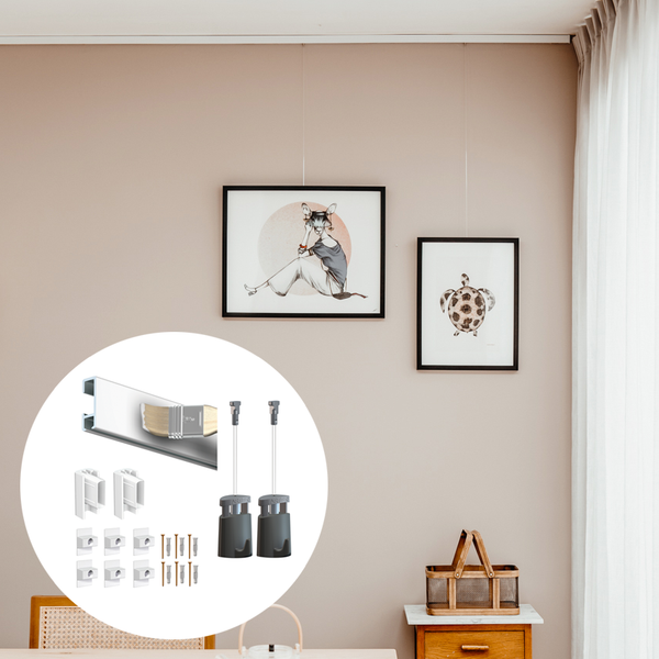 Cimaises Tableaux : Accrochage de tableaux sûr et discret