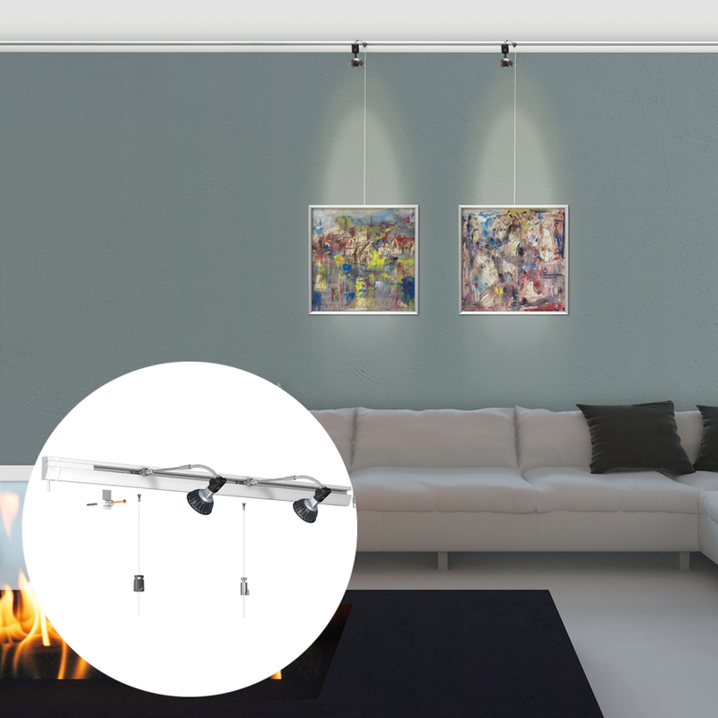 Cimaises Tableaux : Accrochage de tableaux sûr et discret