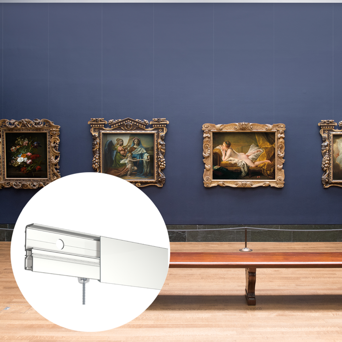 Cimaises Tableaux : Accrochage de tableaux sûr et discret