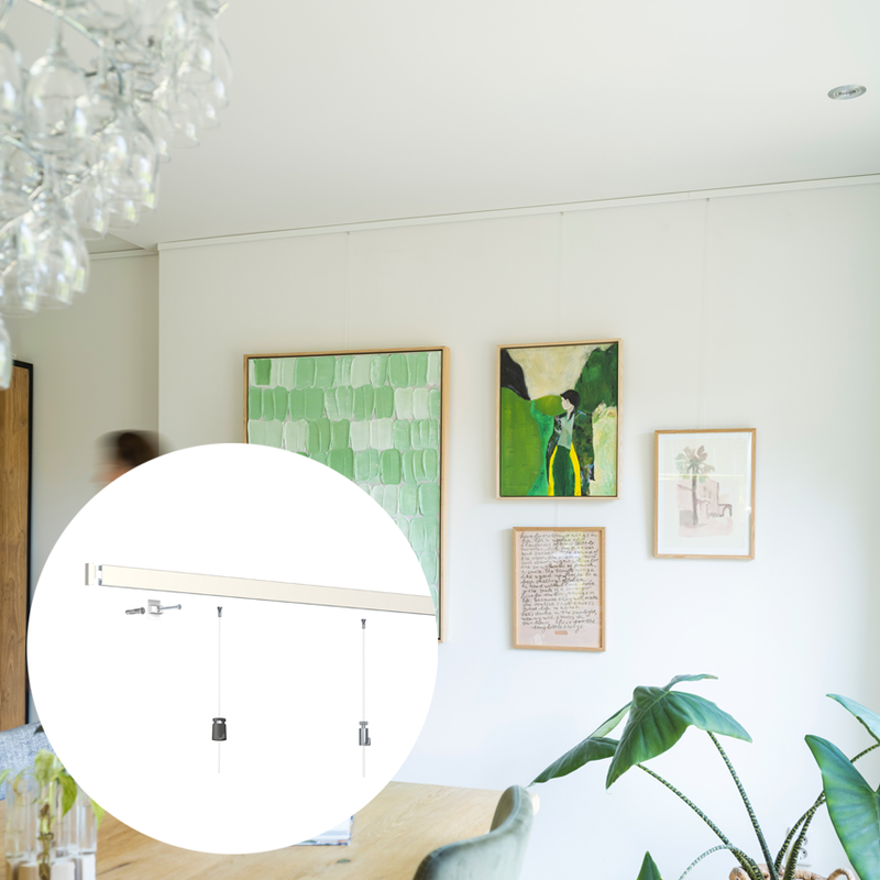 Cimaises Tableaux : Accrochage de tableaux sûr et discret